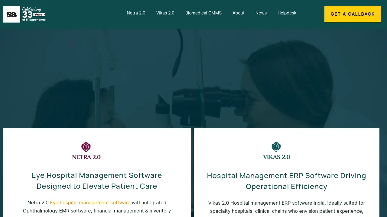Netra 2.0 & Vikas 2.0 Hospital Management Software - Comprehensive ERP ...