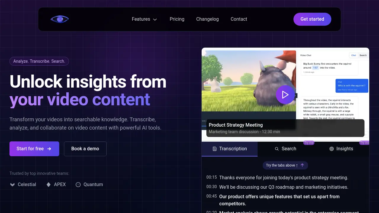 NeuraVid - Unlock insights from your video content