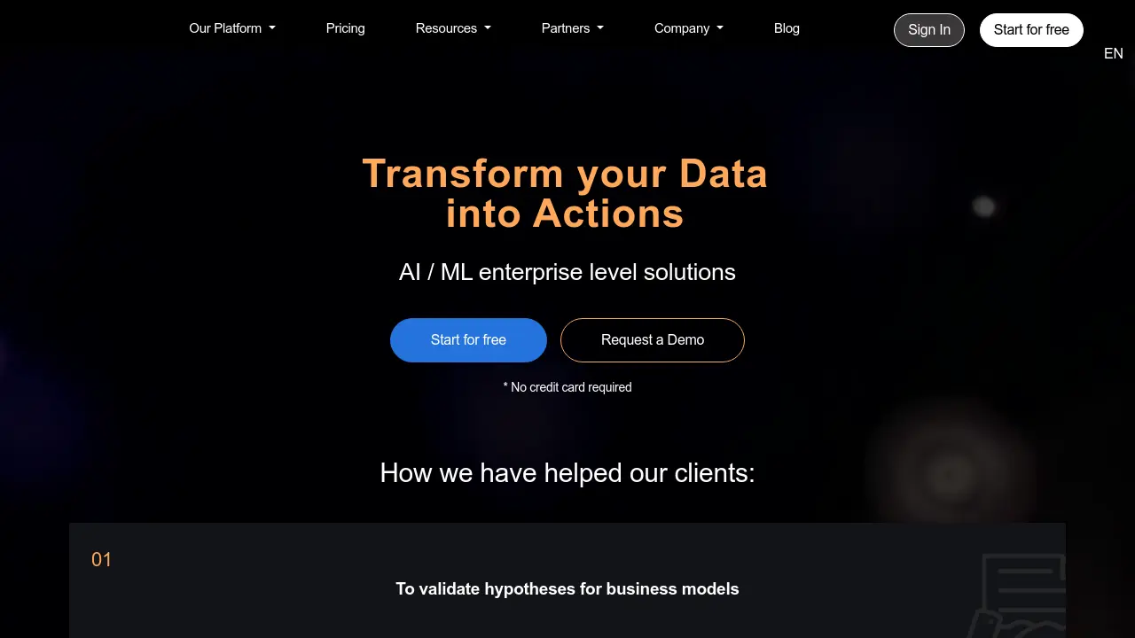 NextBrain AI - Transform your Data into Actions with Enterprise-level ...