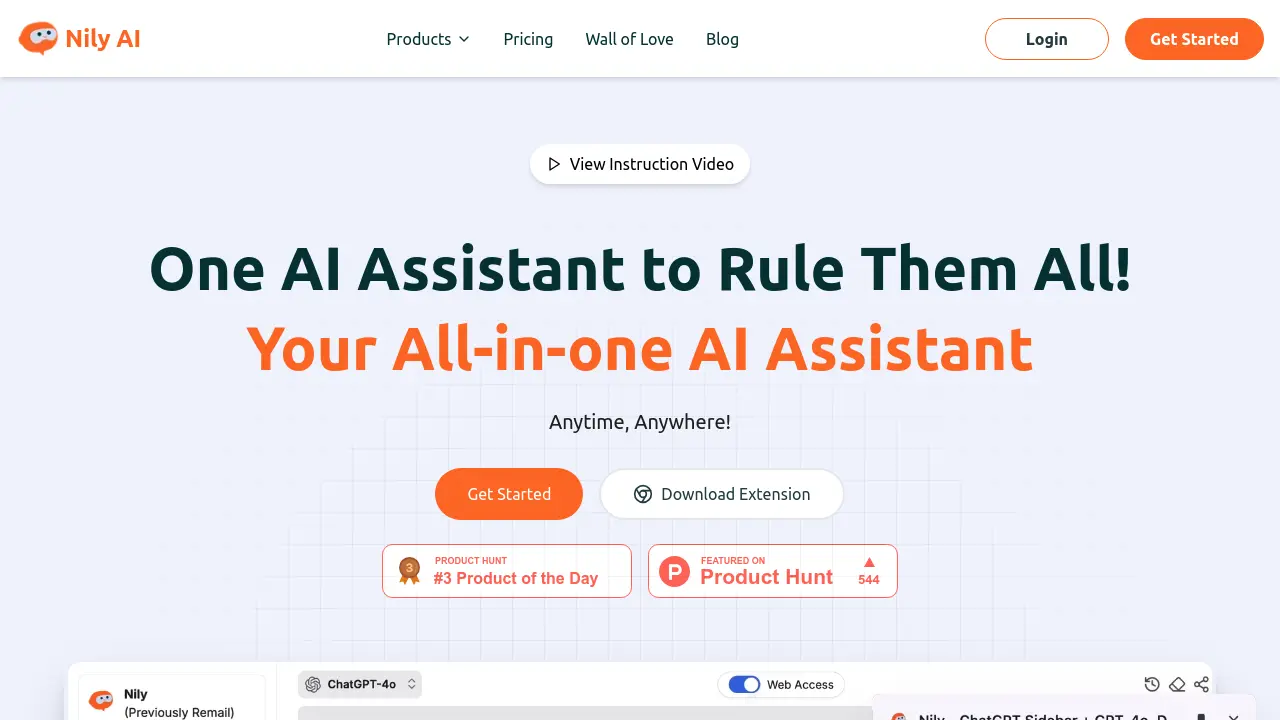 Nily AI - One AI Assistant to Rule Them All!