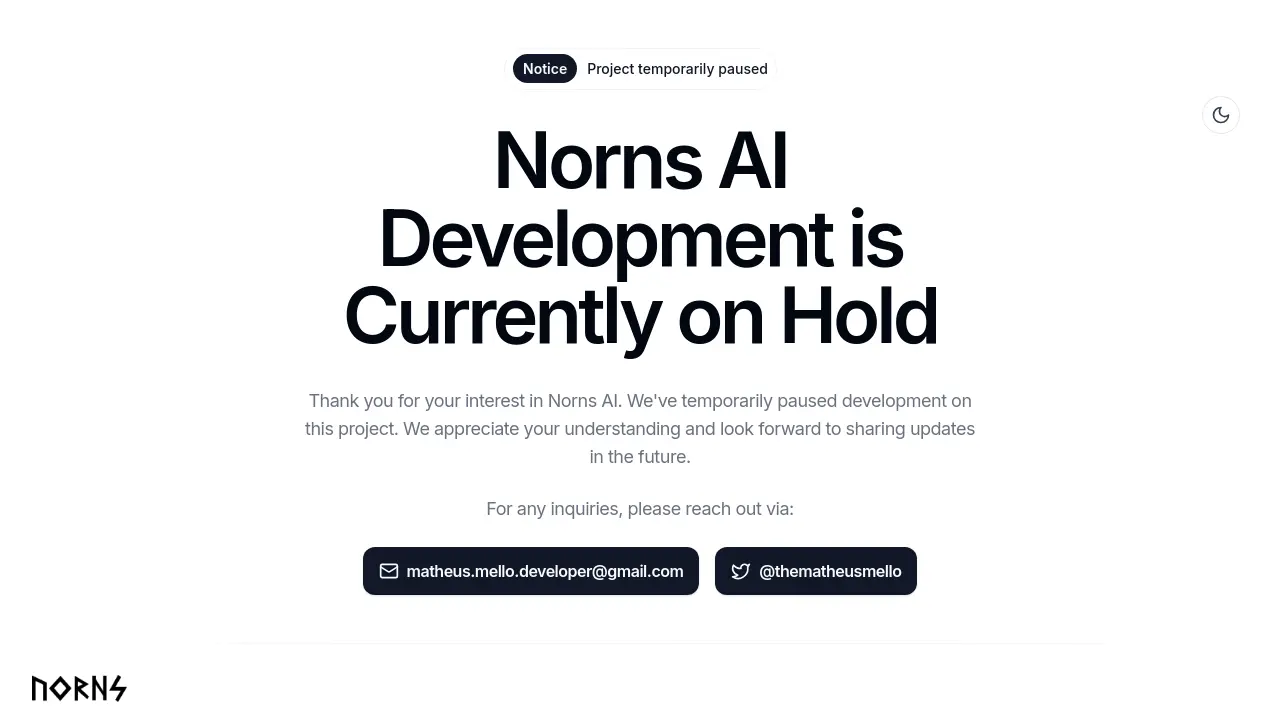 Norns AI - AI Data Processing Platform (Development Currently Paused)