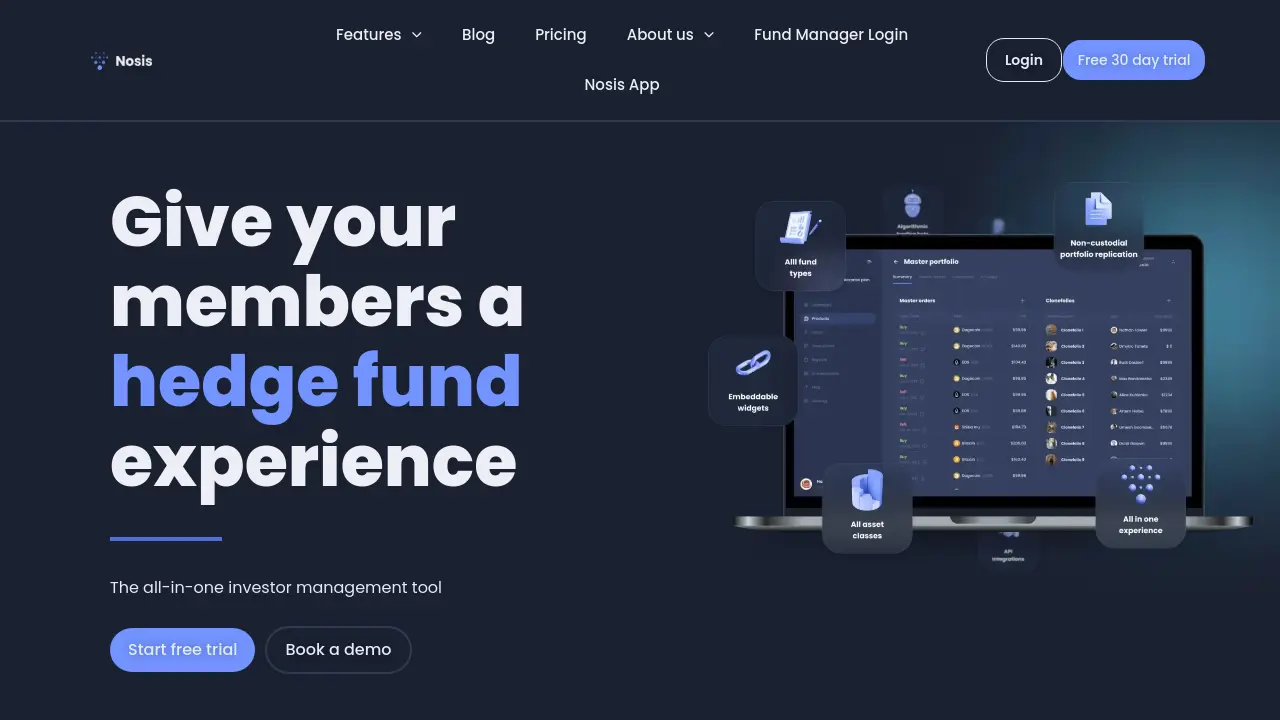 Nosis - The all-in-one investor management tool