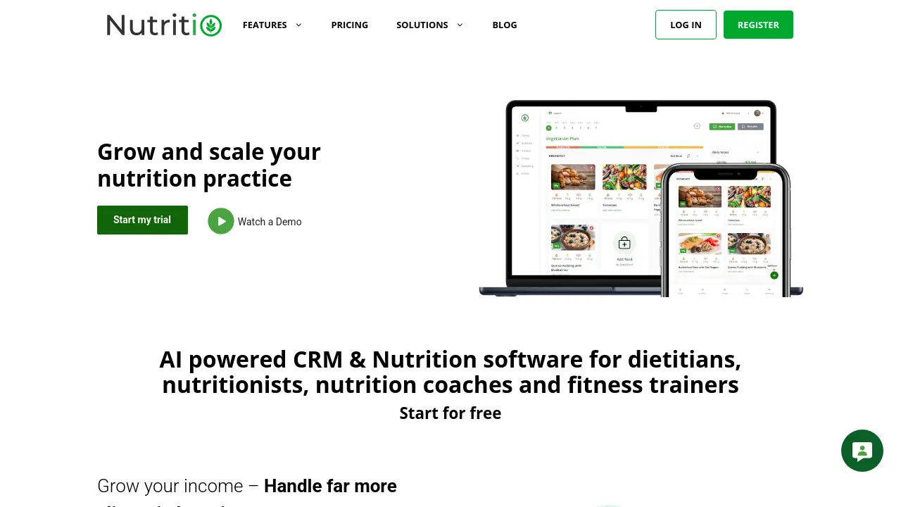 NutritioApp - AI-powered CRM & nutrition software for health and ...