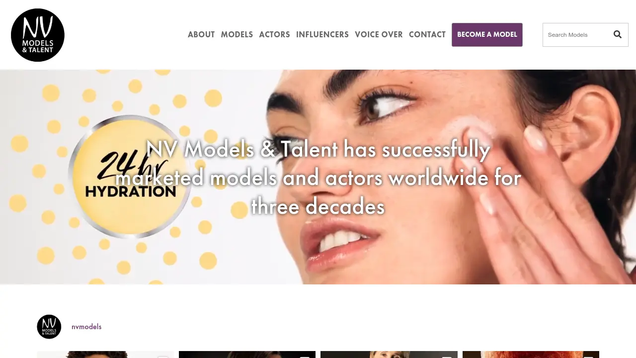NV Models - Global Talent Agency for Models and Actors