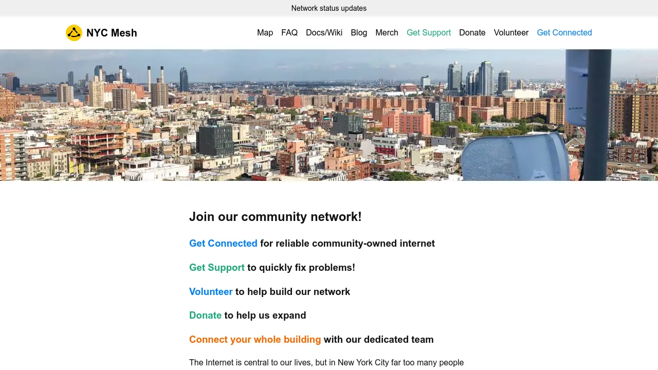 NYC Mesh - Reliable community-owned internet for all New Yorkers