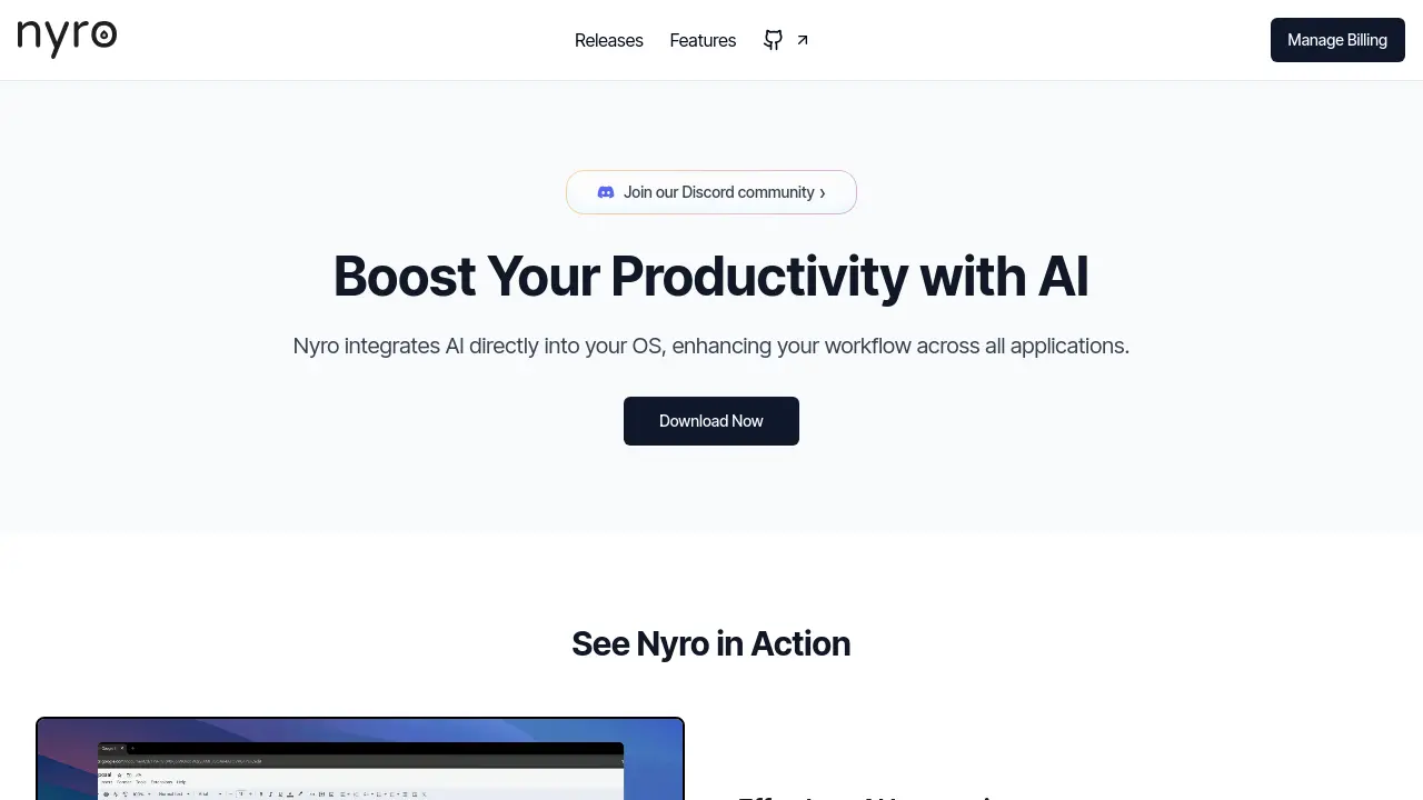 Nyro - Boost Your Productivity with AI