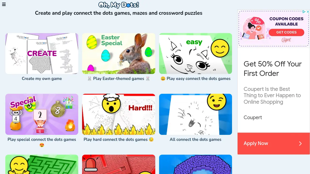 Oh my Dots! - Create and Play AI-Powered Puzzles and Games