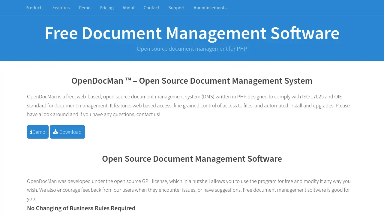 OpenDocMan - Free, web-based open source document management system for ...