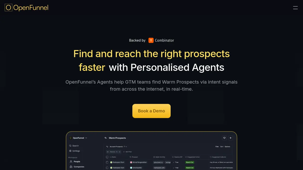 OpenFunnel - Find and reach the right prospects faster with ...