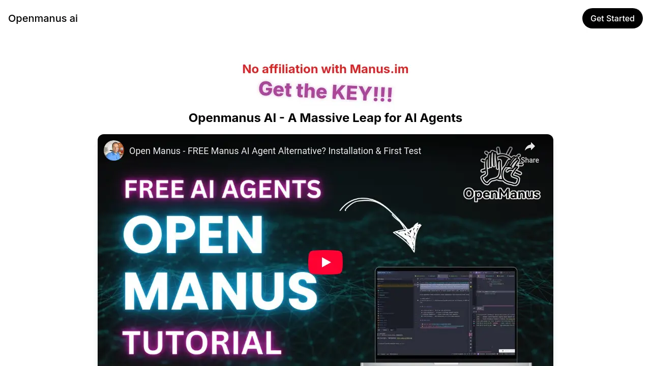 Openmanus AI - Autonomous AI Agent for Research, Data Analysis, and ...