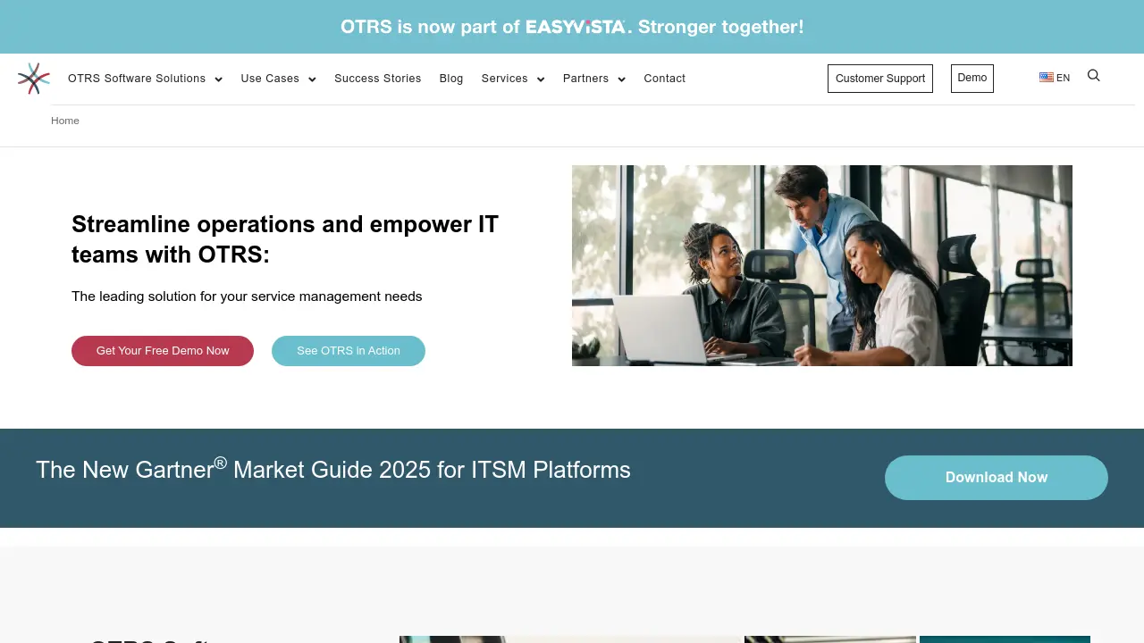 OTRS - Comprehensive Service Management Software with AI-Powered Automation