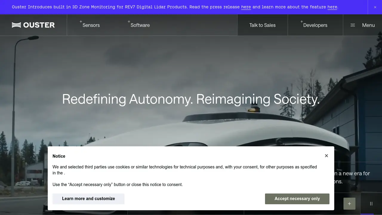 Ouster - High-resolution lidar sensors and perception software for ...
