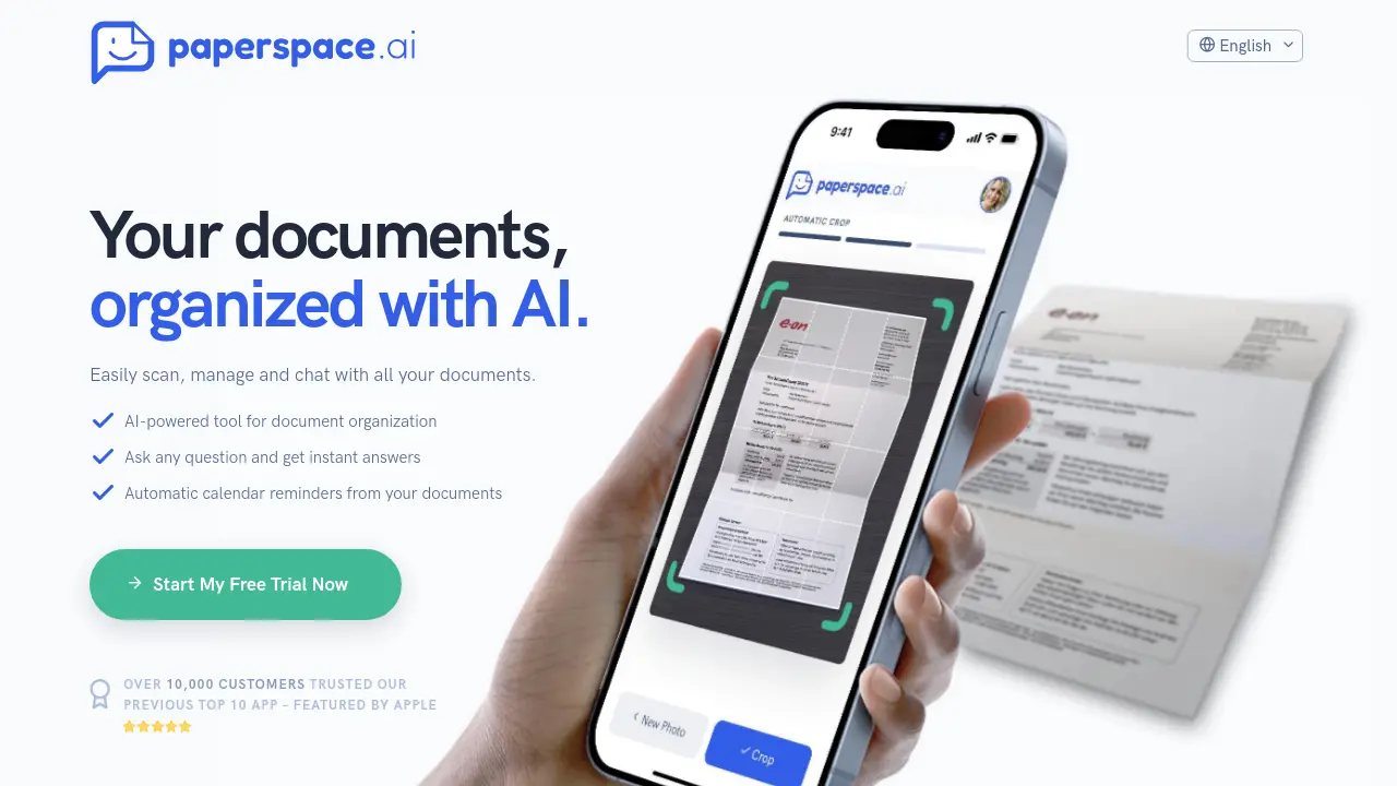 PaperSpace - Effortless AI-Powered Document Organization and Management