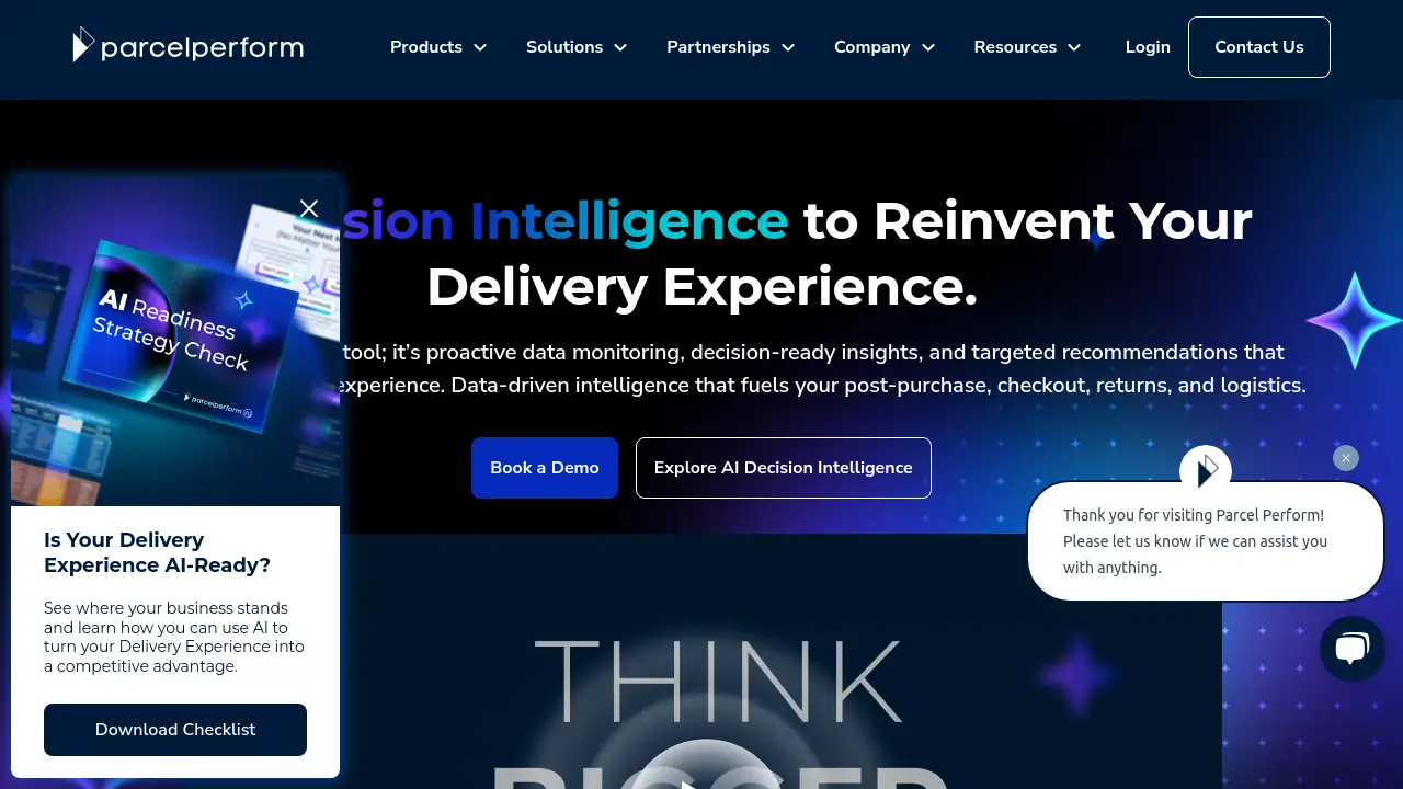 Parcel Perform - AI-Powered Delivery Intelligence Platform for E-Commerce