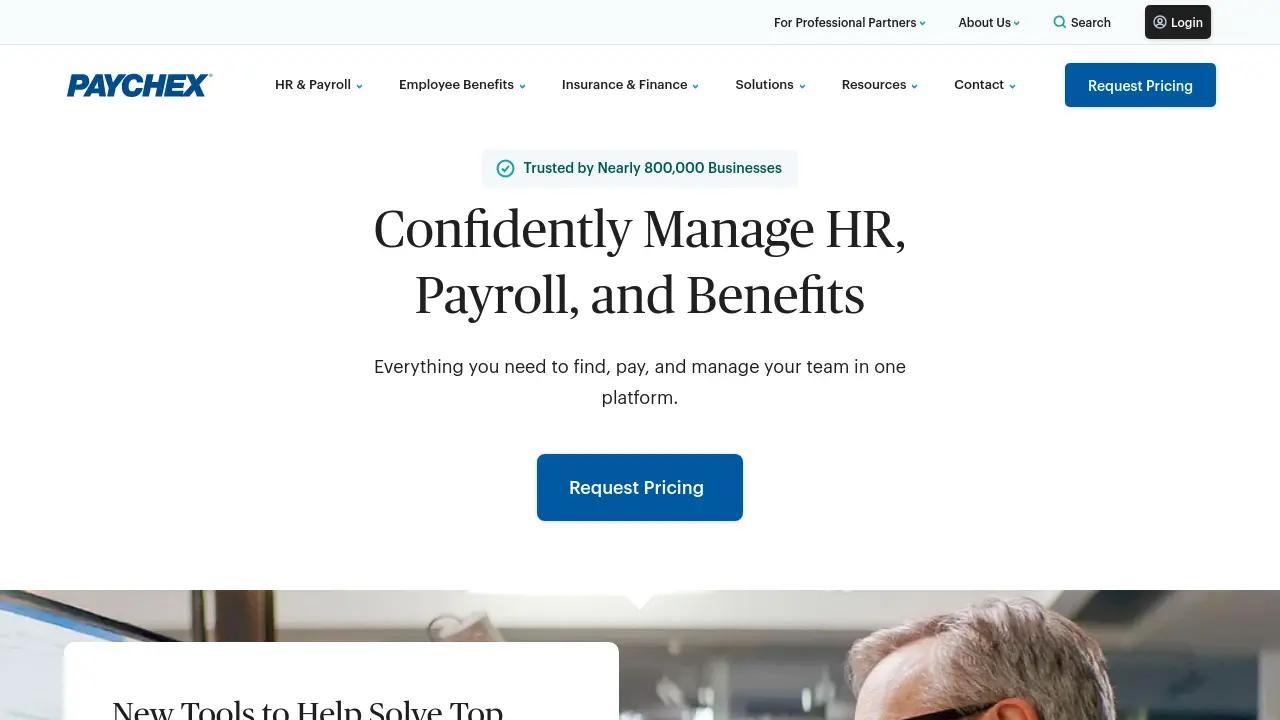 Paychex - Integrated HR, Payroll, and Benefits Platform with AI ...