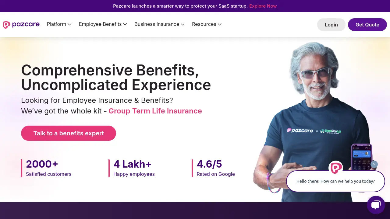 Pazcare - Comprehensive, Digital Employee Benefits & Insurance Solution