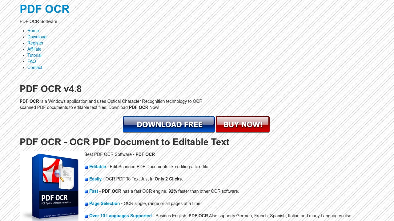 PDF OCR - Convert Scanned PDF Documents to Editable Text Effortlessly