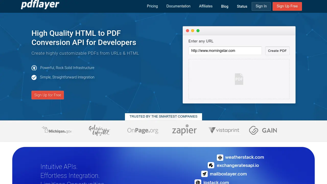 pdflayer - High Quality HTML to PDF Conversion API for Developers