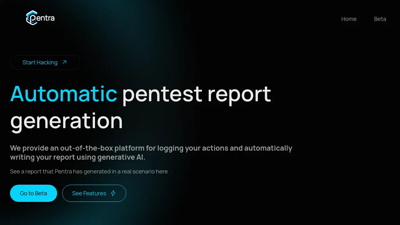 Pentra - Automatic Pentest Report Generation