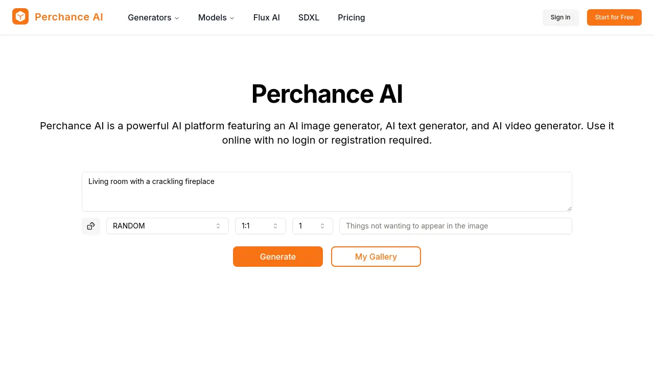 Perchance AI - Versatile Online Platform for AI-Powered Image Generation
