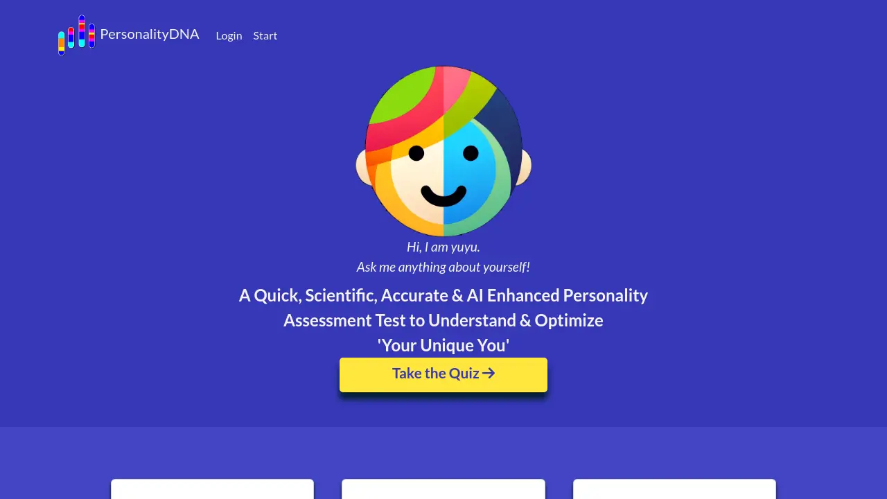 PersonalityDNA - AI-Powered Personality Assessment for Self-Discovery