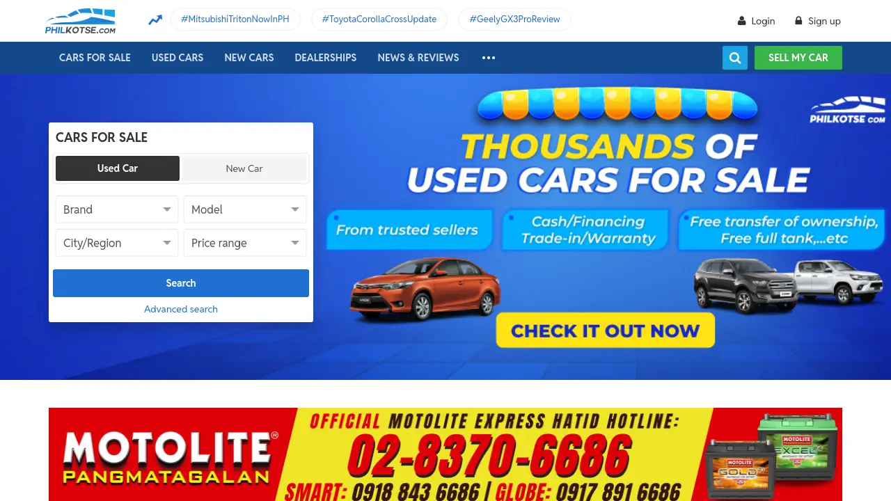 Philkotse - Your trusted automotive marketplace in the Philippines