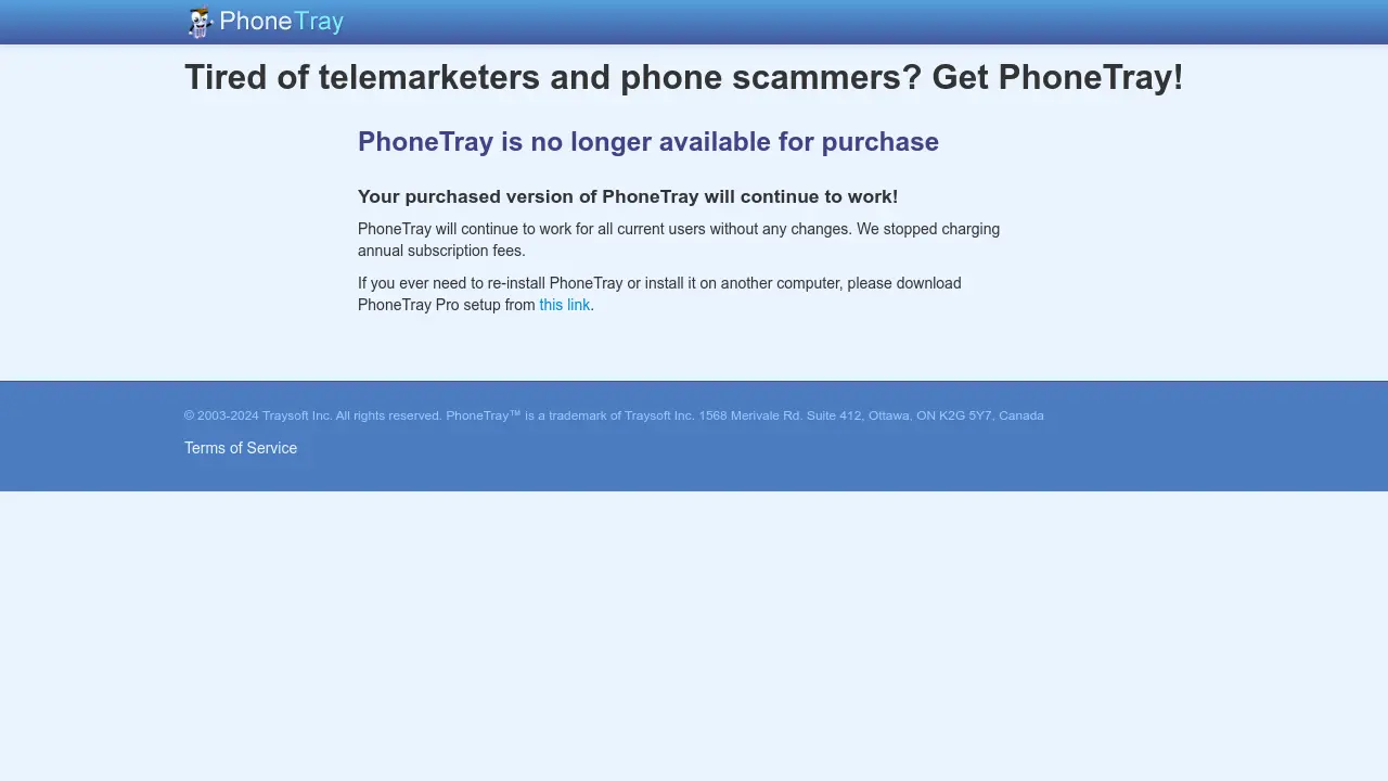 PhoneTray - Block telemarketers and phone scammers with AI-powered call ...