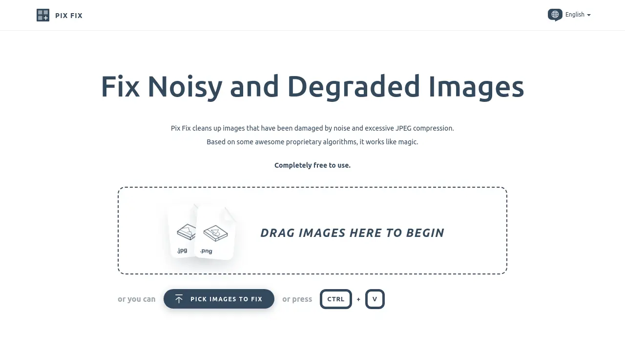 Pix Fix - Fix Noisy and Degraded Images