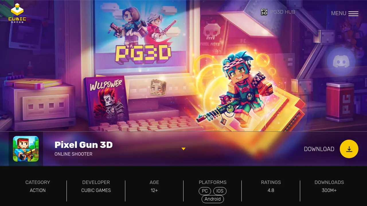Pixel Gun 3D - First-person multiplayer shooter in a blocky universe ...
