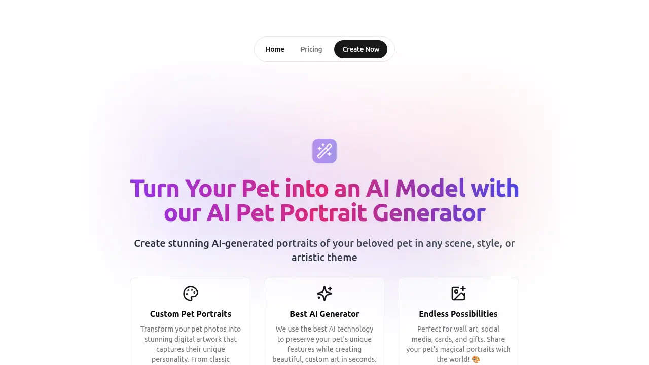 PixelGenie - Turn Your Pet into an AI Model with our AI Pet Portrait ...