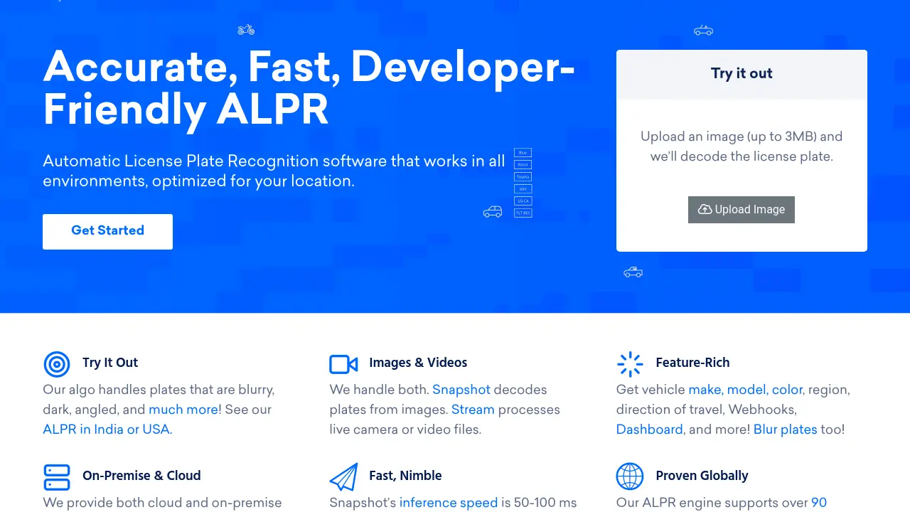 Plate Recognizer - Accurate, Fast, Developer-Friendly ALPR