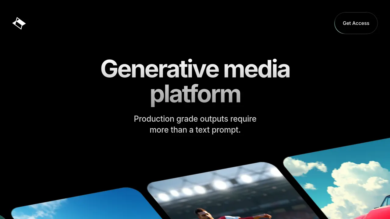 Playbook - Generative media platform