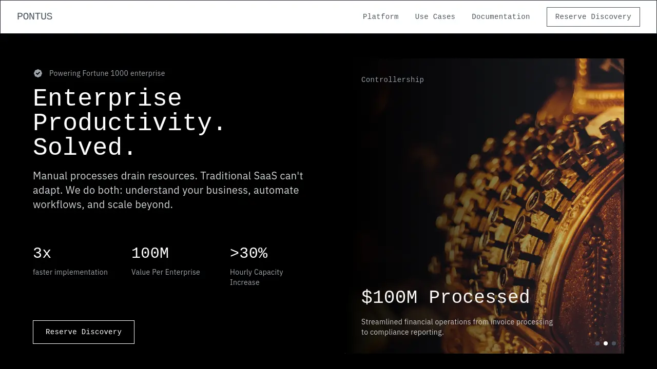 PONTUS - Enterprise Productivity. Solved.