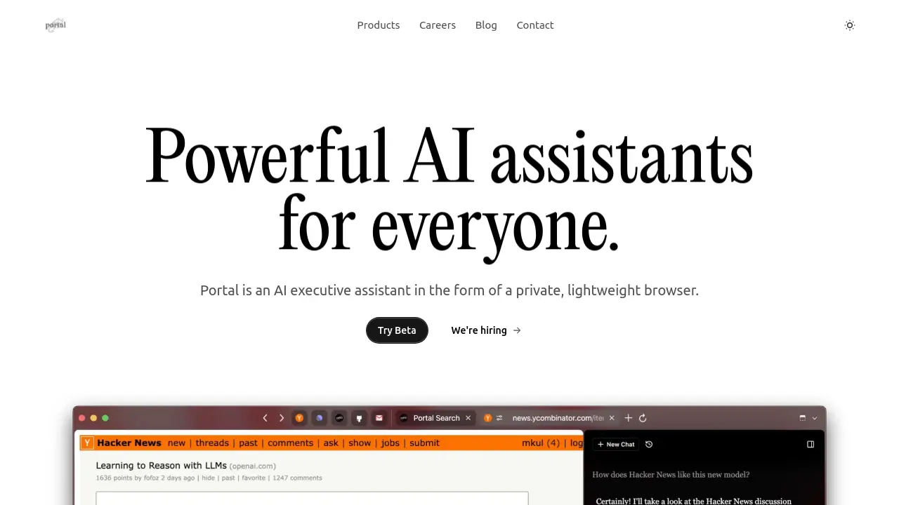 Portal - Powerful AI assistants for everyone