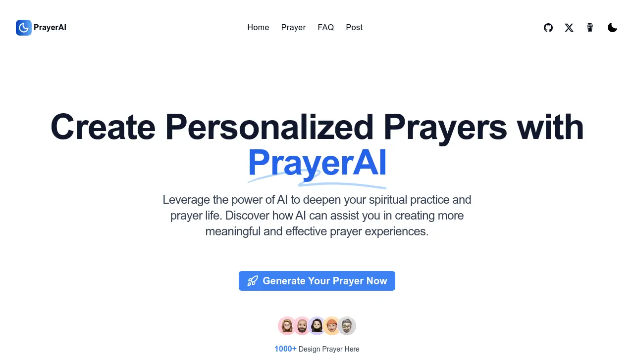 PrayerAI - Create Personalized Prayers with AI