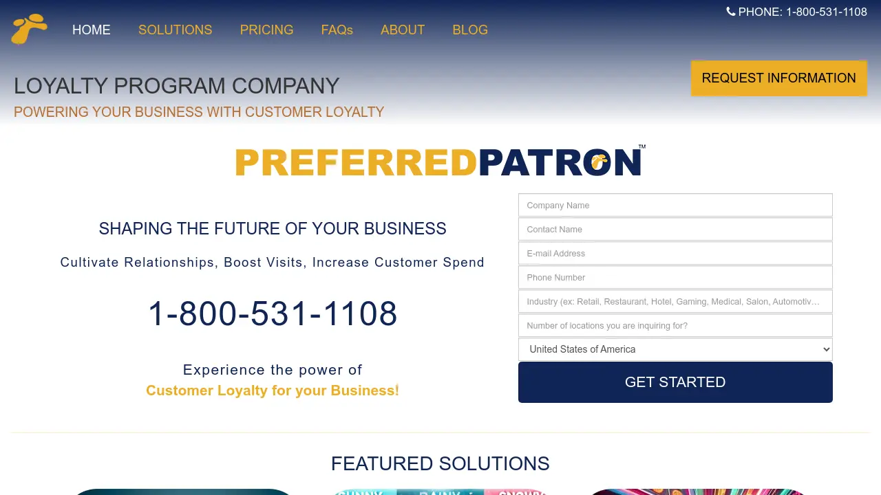 Preferred Patron - Comprehensive Customer Loyalty Program Software