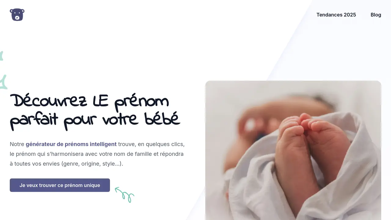Prénom Bébé Parfait - Discover the Perfect Baby Name with AI-Powered ...