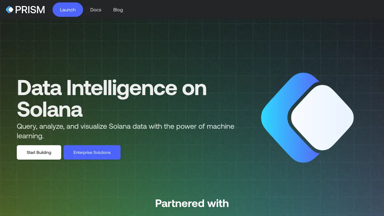 PRISM - Data Intelligence on Solana