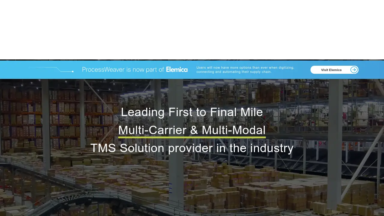 ProcessWeaver - Comprehensive Multi-Carrier TMS for End-to-End Shipping ...