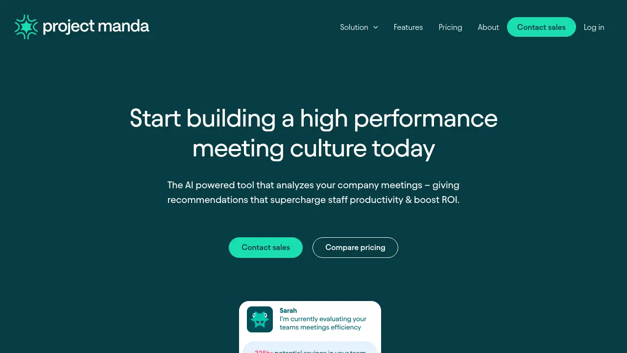 Project Manda - Analyze your company meetings and get AI-powered ...