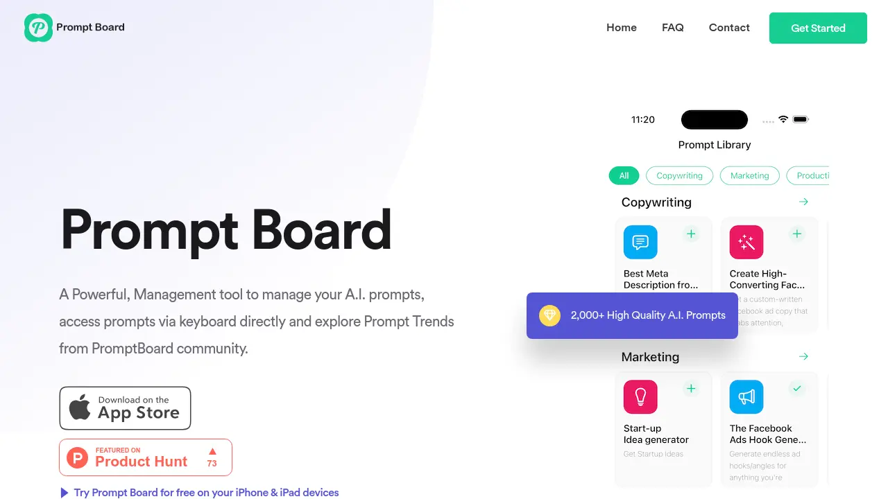 Prompt Board - Manage and Access Your AI Prompts Anywhere via Keyboard