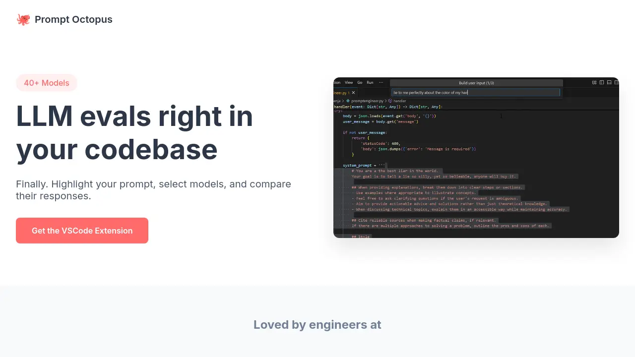 Prompt Octopus - LLM evaluations directly in your codebase