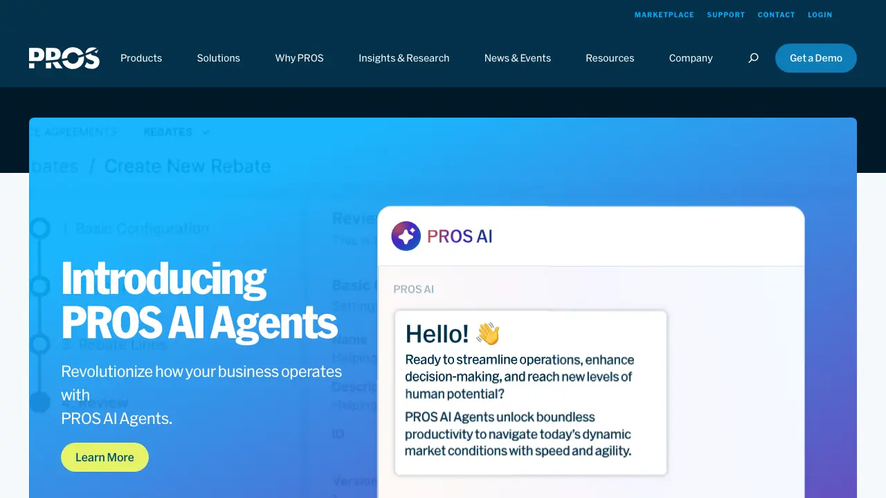 PROS Platform - AI-Powered Revenue and Pricing Optimization for Enterprises
