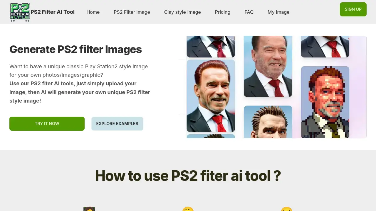 ps2-filter-ai.com - Transform Images into Retro PS2 Graphics
