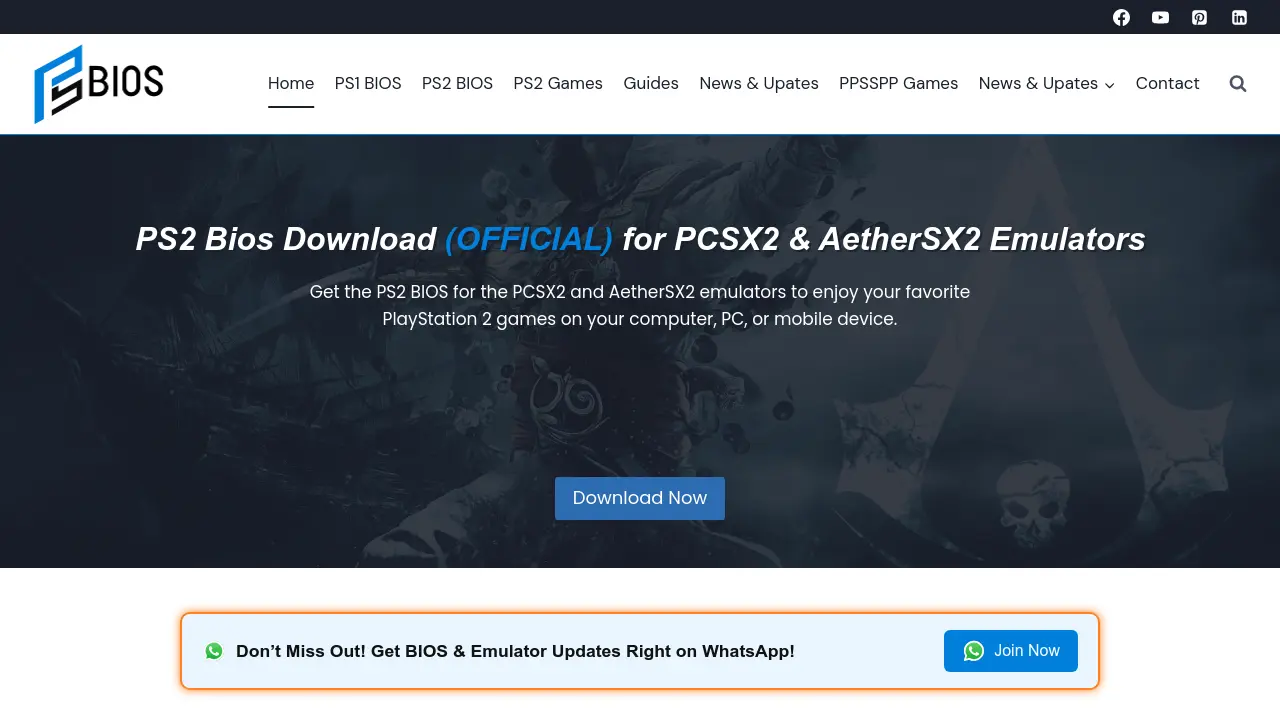 PSBios.me - Official PS2 BIOS downloads and emulator guides for ...