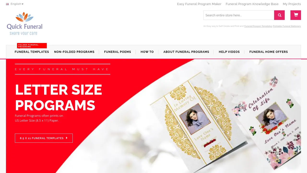 QuickFuneral - An Easy Way to Self Create and Print Funeral Program ...