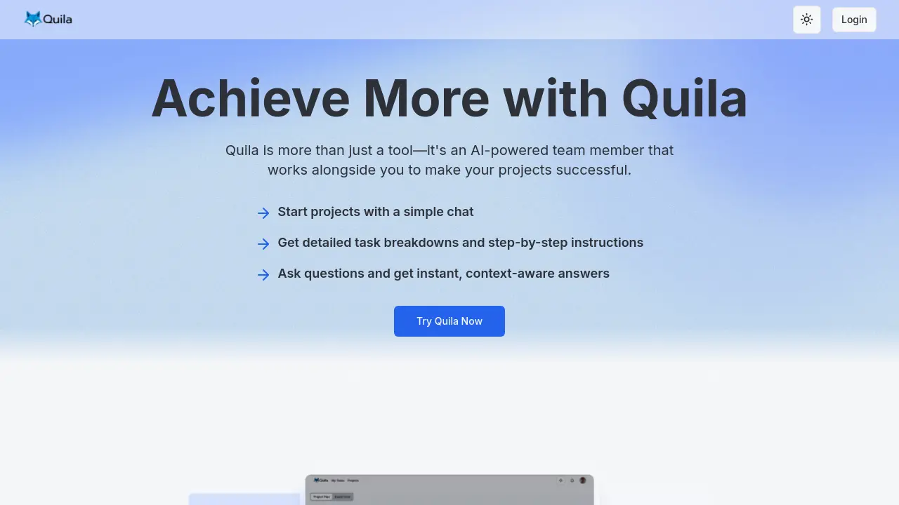 Quila - Achieve More with AI-Powered Project Management