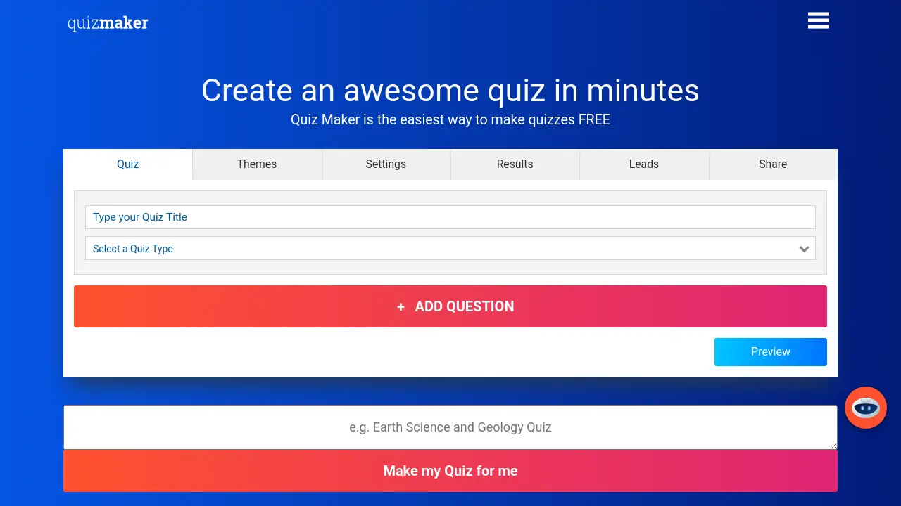 Quiz Maker - Effortlessly Create Engaging Quizzes with AI