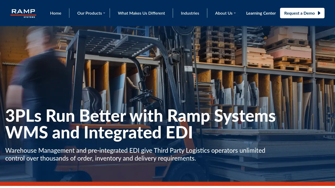 Ramp Systems - 3PLs Run Better with Ramp Systems WMS and Integrated EDI