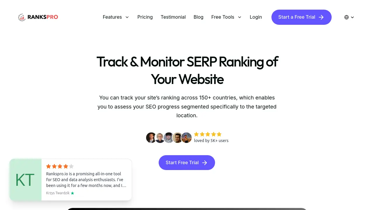 RanksPro.io - Track & Monitor SERP Ranking of Your Website Across 150 ...